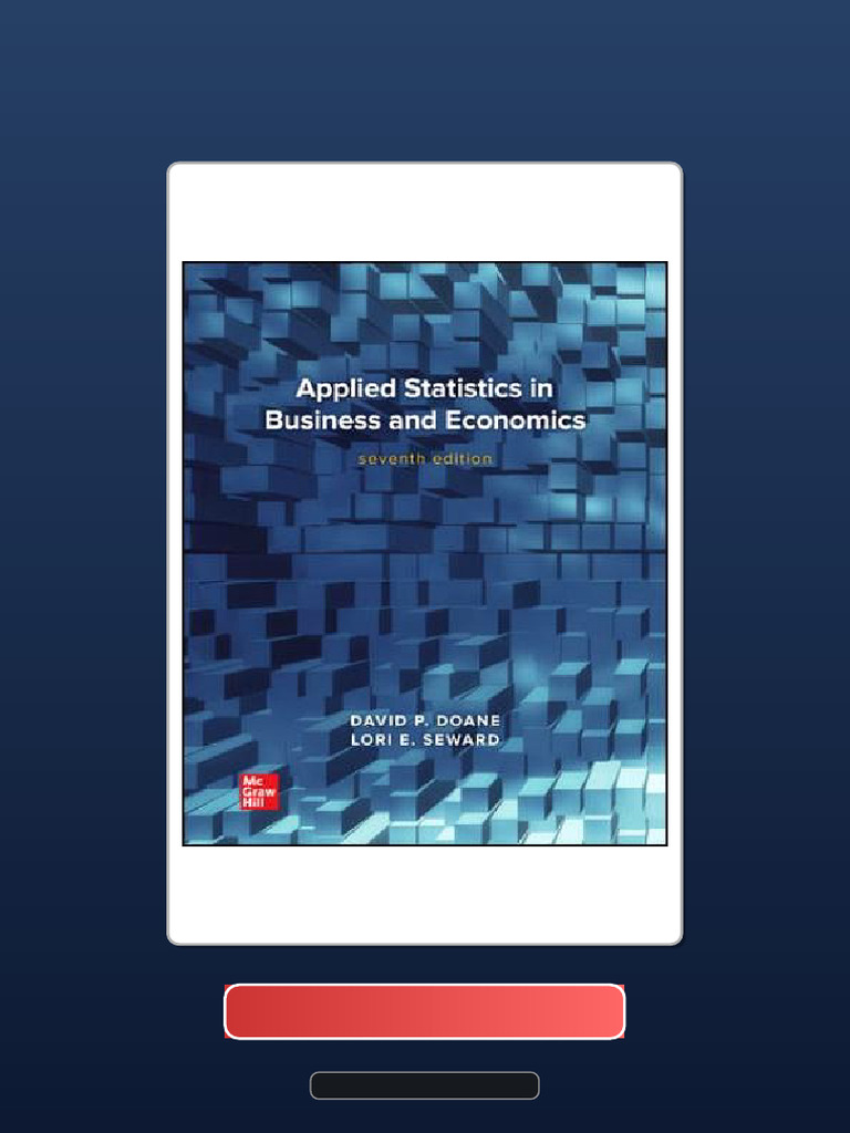 Complete Bundle Applied Statistics in Business and Economics 7th ...