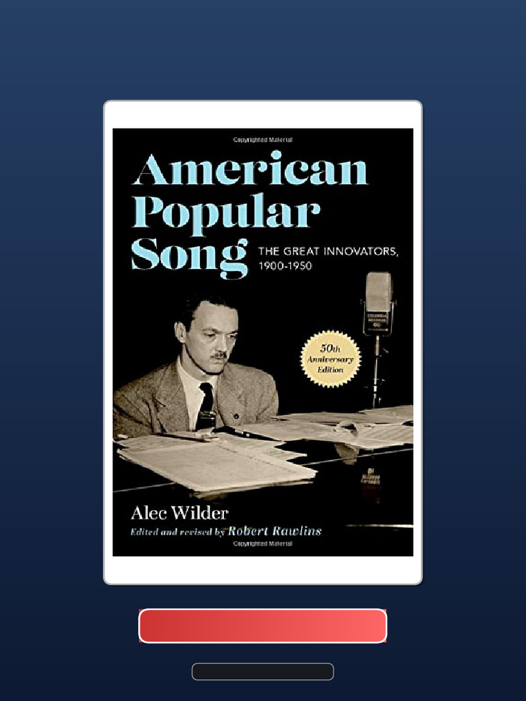 Complete Bundle American Popular Song The Great Innovators 19001950 3rd ...