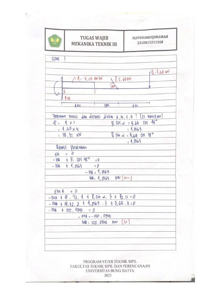 TUGAS WAJIB Mektek 3 Pinda | PDF