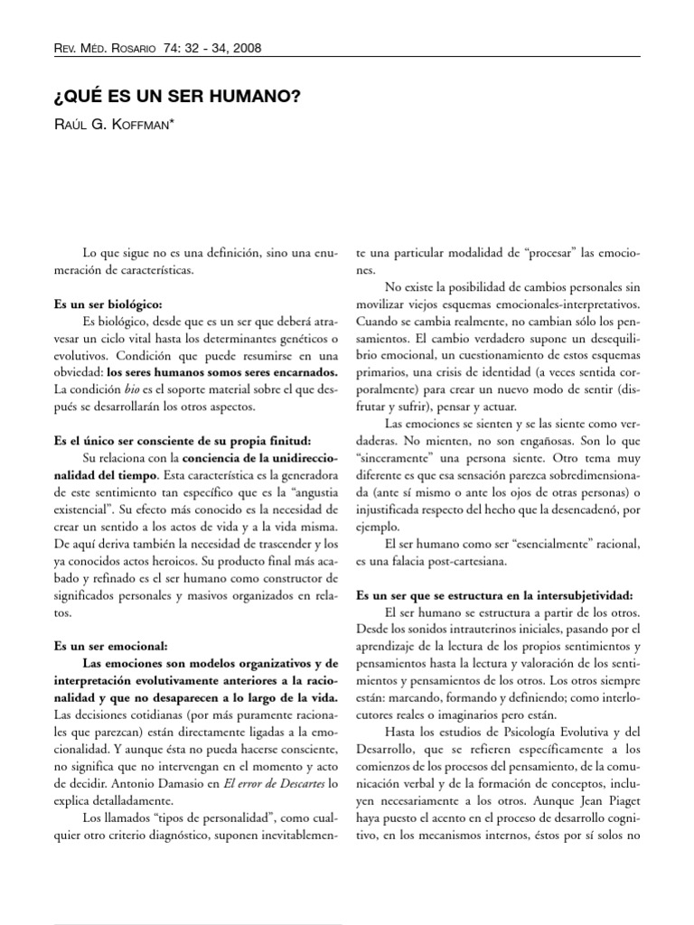 Archivo de Paúl - Koffman | PDF | Homo Sapiens | Conocimiento