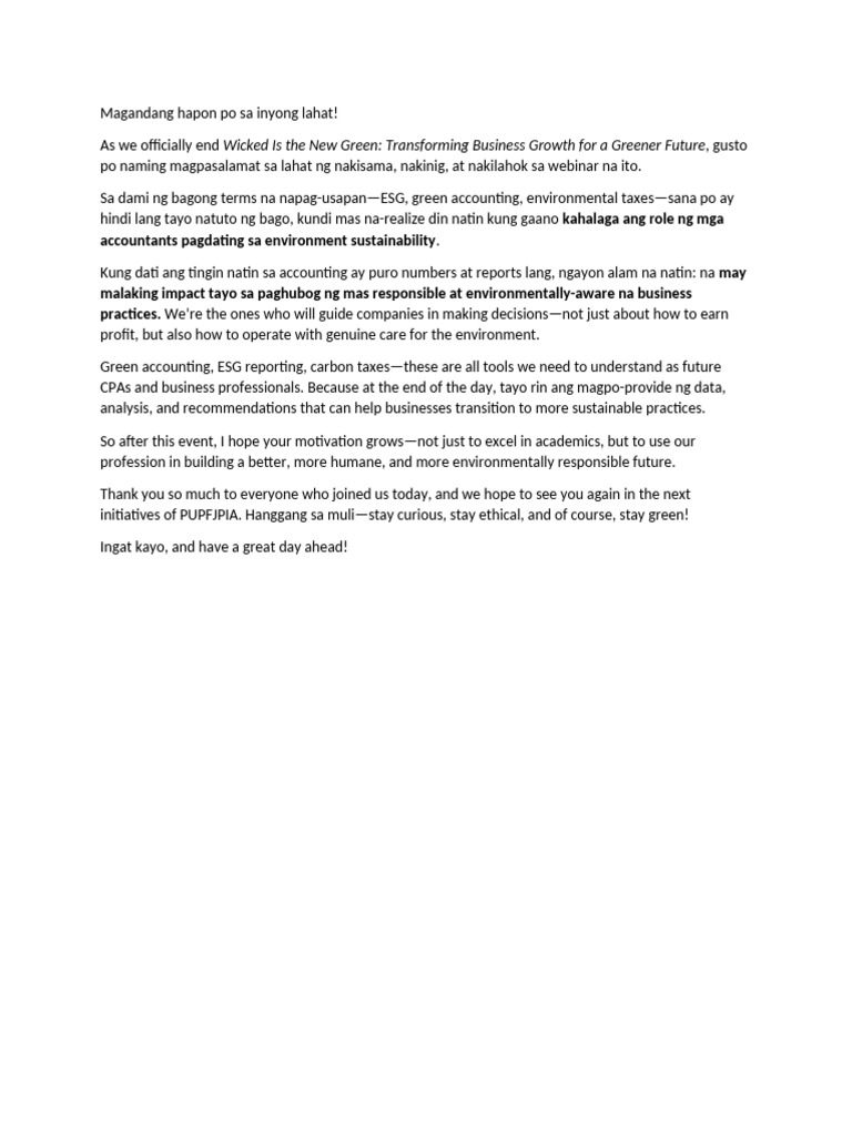 Co-Head Closing | PDF