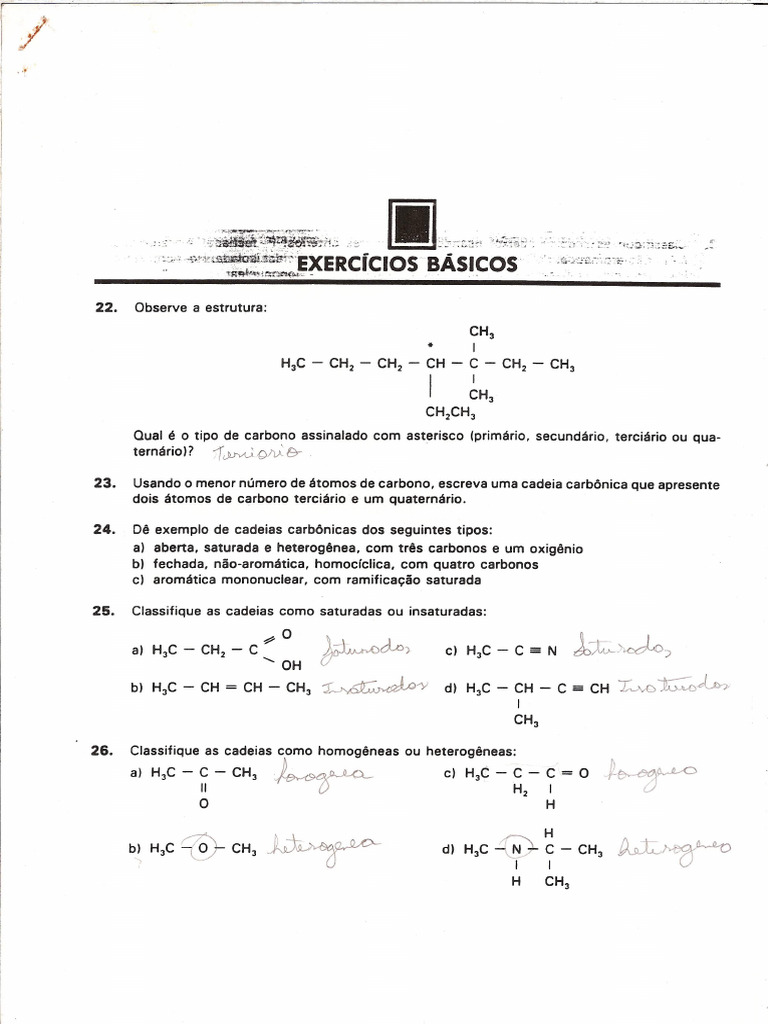 Exercicios Básicos | PDF