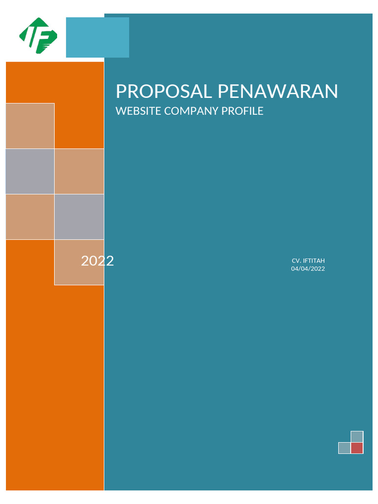 Proposal Website Profil Perusahaan IFTITAH | PDF