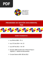Programa de Gestión Documental - RNEC | PDF | Gestión de registros | Planificación