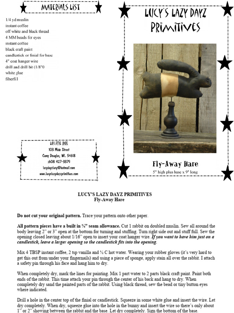 Lucy Lazy - Fly Away Hare | PDF