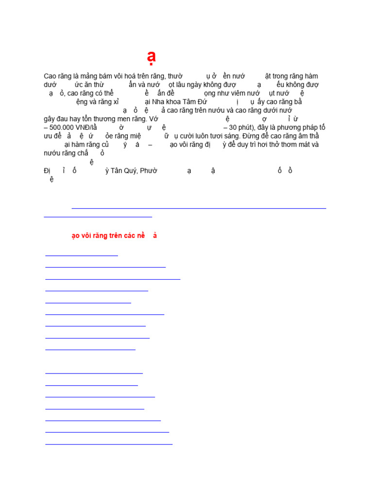 C o Vôi Rang | PDF