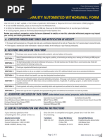 FundsAtWork Umbrella Withdrawal Form | PDF | Retirement | Life Annuity