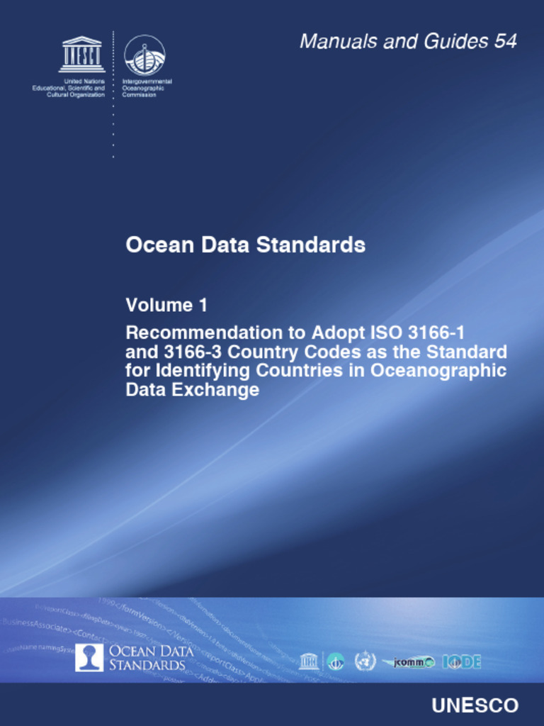 Ocean Data Standards: ISO Country Codes | PDF