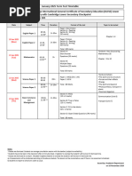 Icse 2025 Timetable | PDF