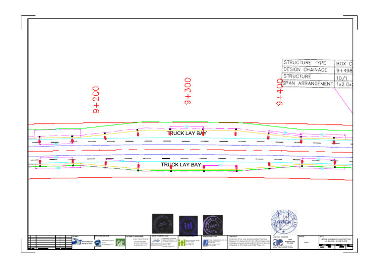 6) Truck by Lay 9+200 | PDF | Streets And Roads | Transport Infrastructure