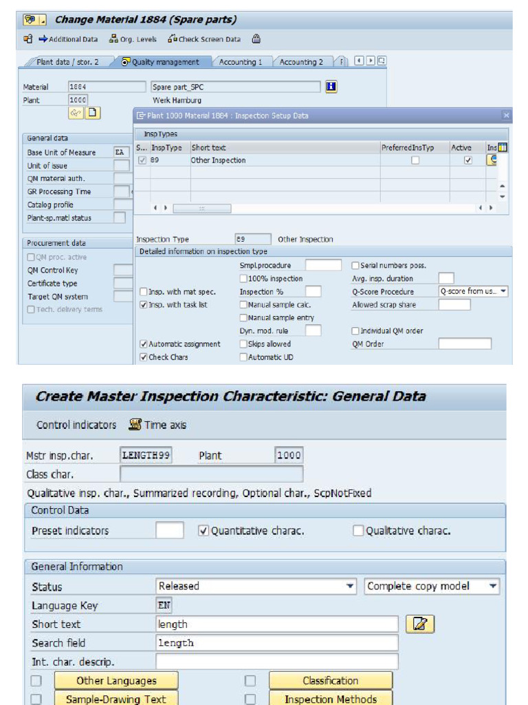 Control Charts in SAP QM | PDF