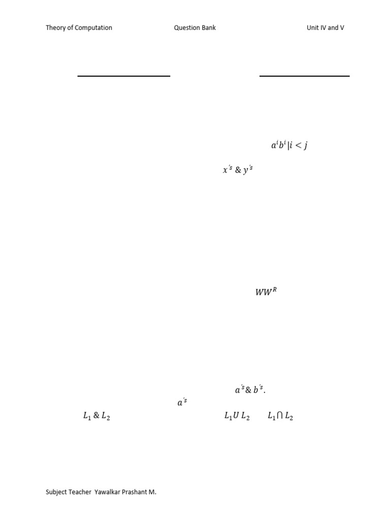 Pda and TM All Practice at End | PDF | Theory Of Computation | Theoretical Computer Science