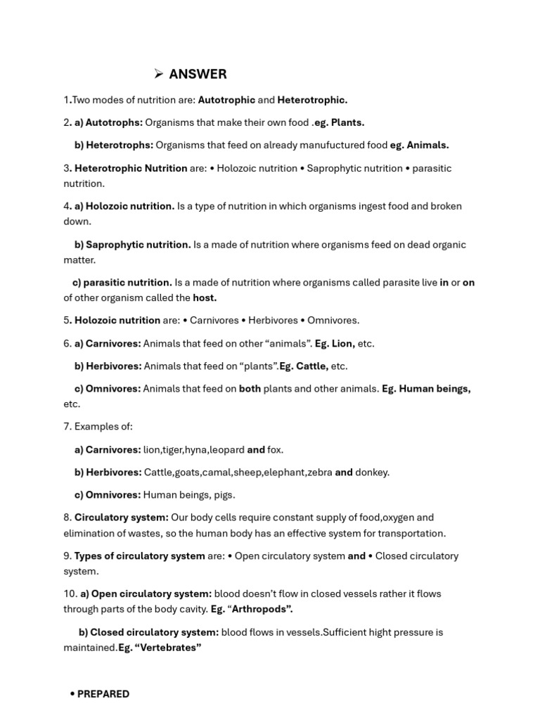 Answer of Biology Chapter 4. | PDF | Heart | Atrium (Heart)