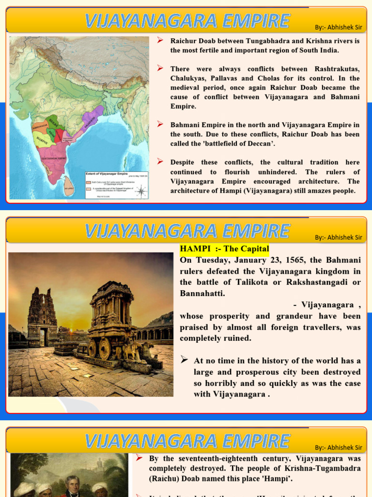 Raichur Doab and Vijayanagara History | PDF