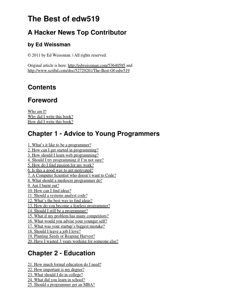 Edw519 Mod | PDF | Programmer | Areas Of Computer Science