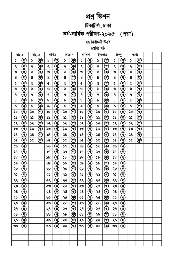 Answer MCQ Update | PDF