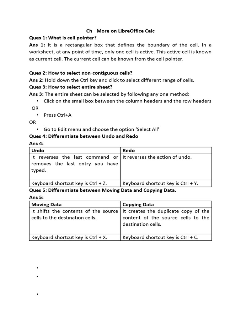 CH - More On LibreOffice Calc New | PDF | Graphical User Interfaces | Computing