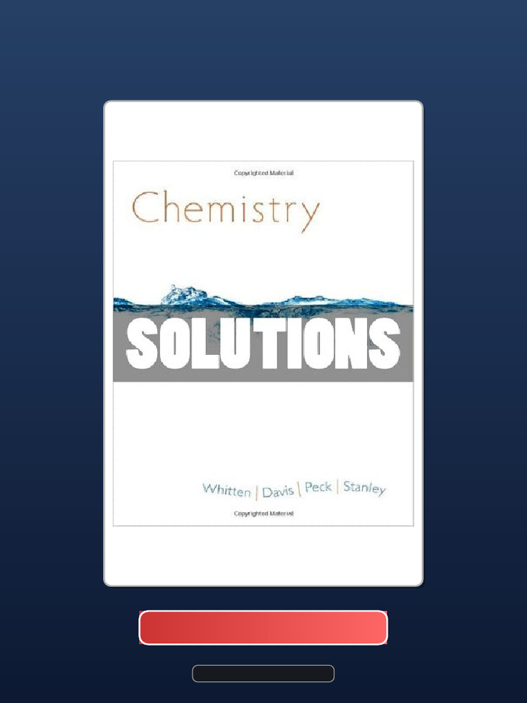 Chemistry 10 Ed Whitten Ebook and TestBank Bundle Digital Access | PDF ...