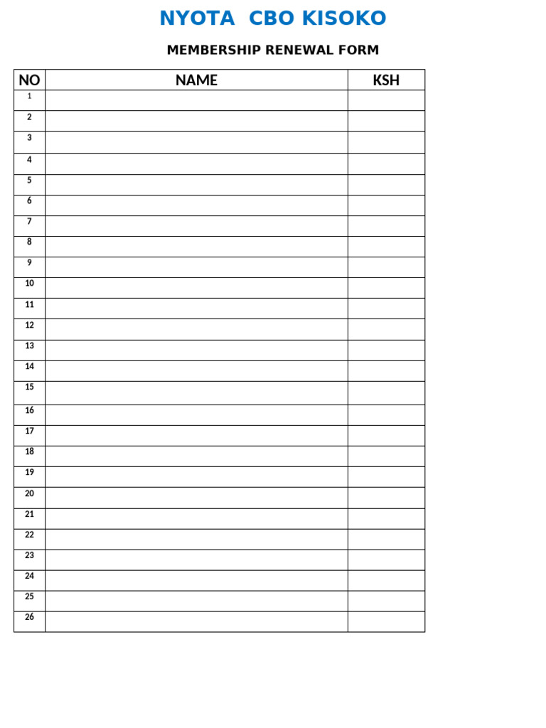 Nyota Cbo Kisoko | PDF