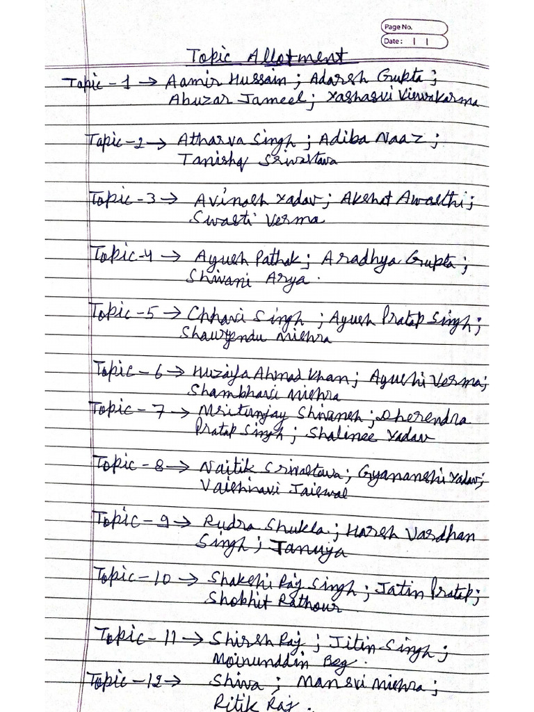 Class-12 Allotment List | PDF