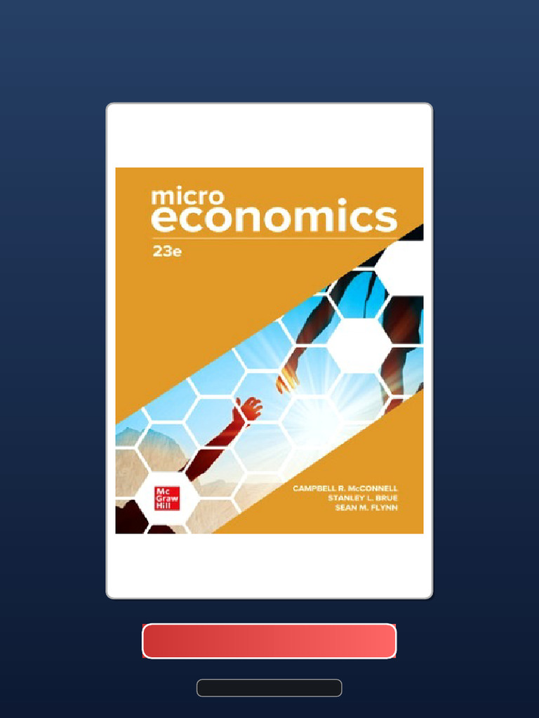 Complete Bundle Microeconomics 23rd Edition McConnell HQ File | PDF ...