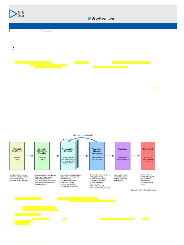 Agile Best Practices For Data Warehousing (DW) Bus | PDF | Agile Software Development | Data ...