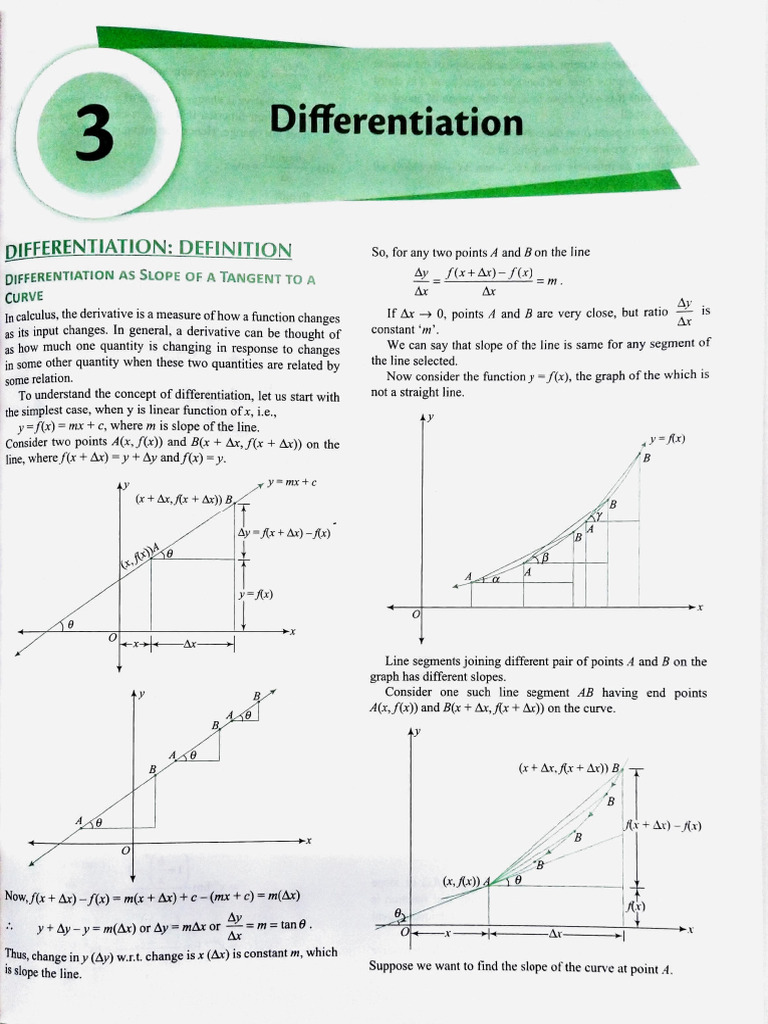 Maths Cengage - Differentiation | PDF