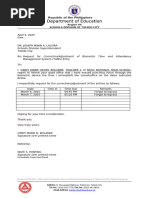 Justification Letter Biometric March 2018 | PDF