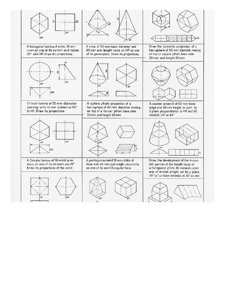 CAED Combined Sketches | PDF