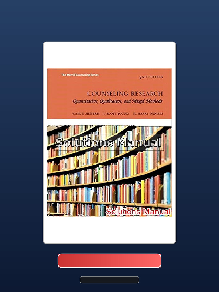 Complete Bundle Counseling Research Quantitative Qualitative and Mixed ...