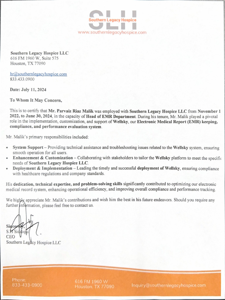 Southern Legacy Hospice | PDF