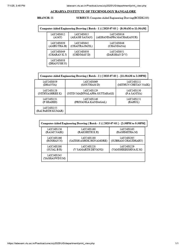 Computer-Aided Engineering Drawing (BCEDK103) - Is | PDF