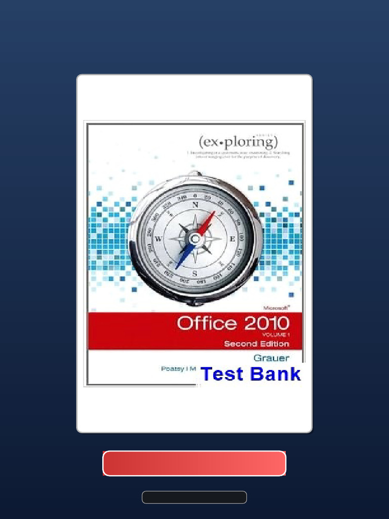 Complete Bundle Exploring Microsoft Office 2010 Volume 1 2nd Edition Grauer | PDF | Multiple ...