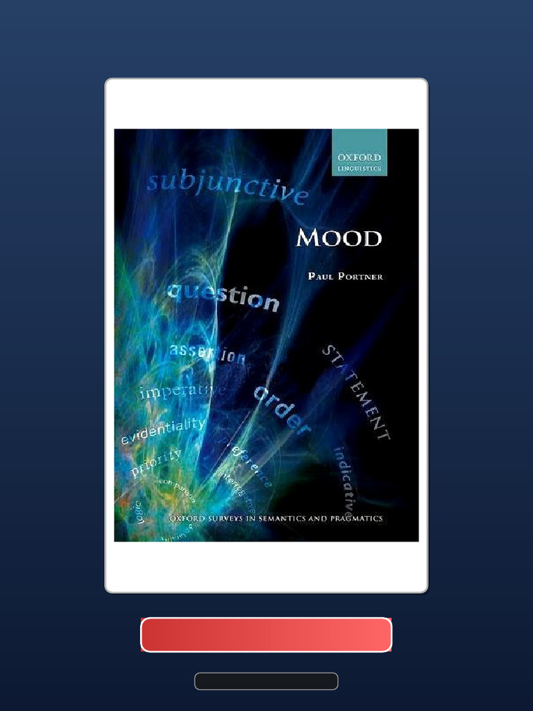 Complete Bundle Mood 1st Edition Paul Portner HQ File | PDF | Multiple Choice