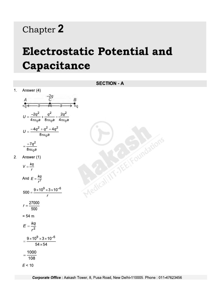 CLS - MBN 24 25 P2 Phy - Part 1 - Set 1 - Chapter 2 | PDF