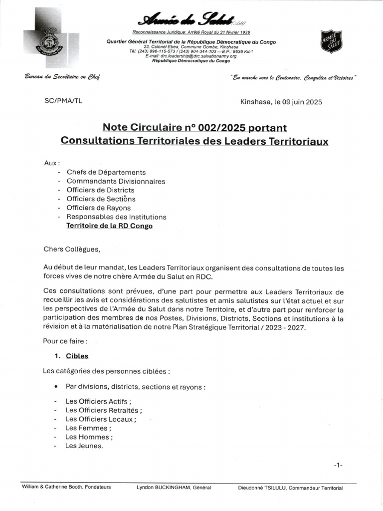 Note Circulaire | PDF