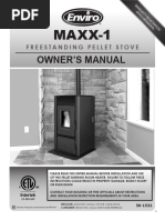 King Kp130 Pellet Stove | PDF | Stove | Chimney