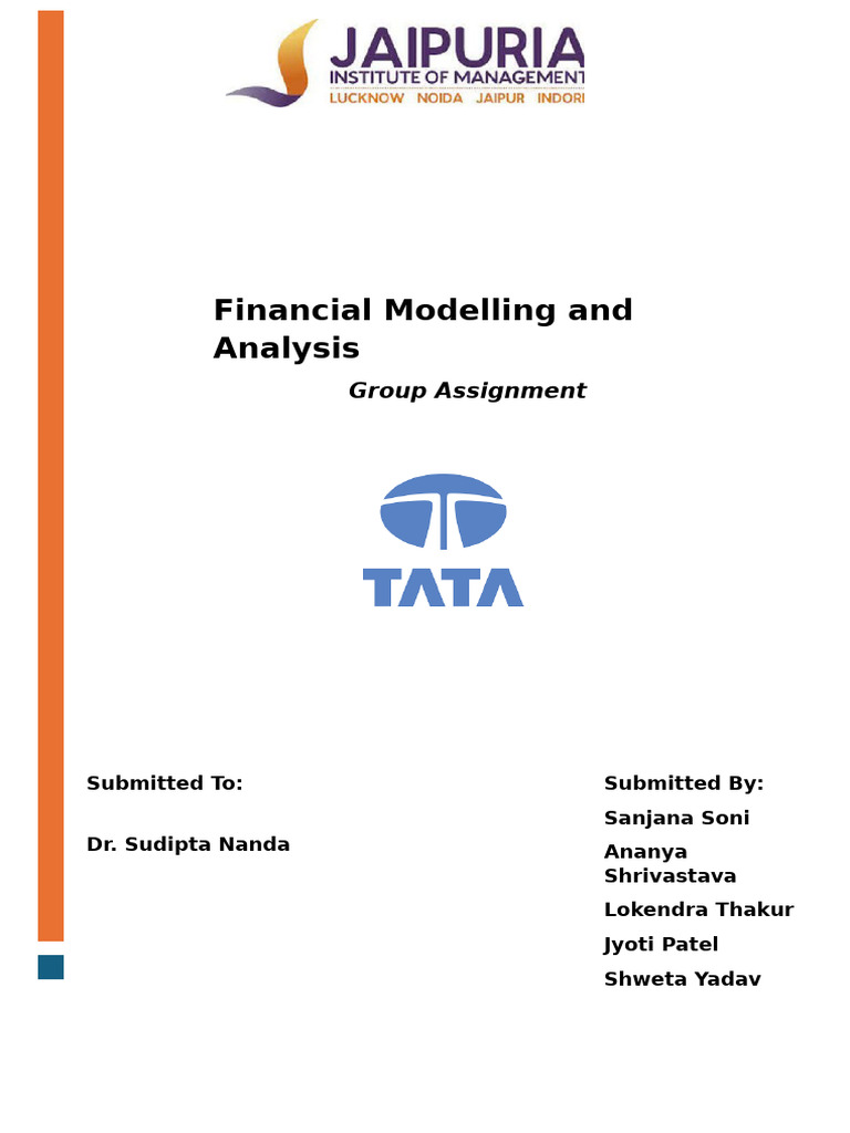 FMA Model Analysis of Tata Motors | PDF | Vehicles | Car
