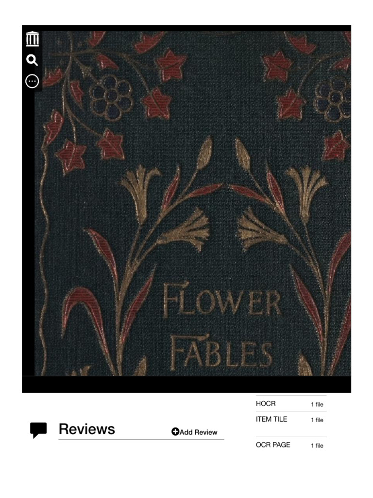 Flower Fables - Alcott, Louisa May, 1832-1888 - Free Download, Borrow ...