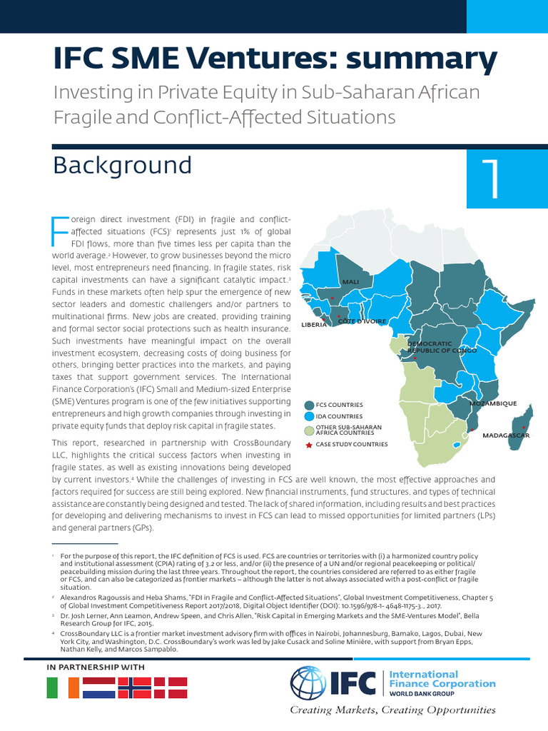 Ifc Sme Ventures Summary | PDF | Investing | International Finance ...