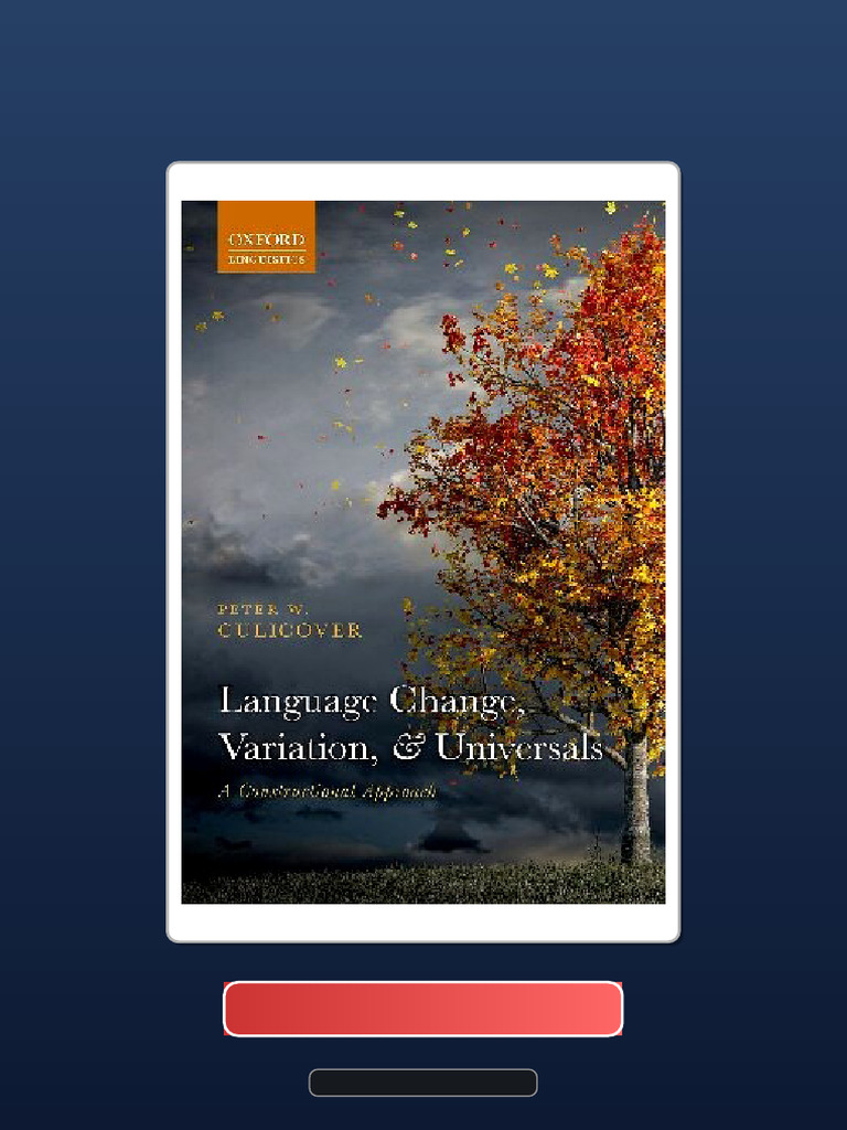 Complete Bundle Language Change Variation and Universas 1st Edition HQ File | PDF | Multiple Choice