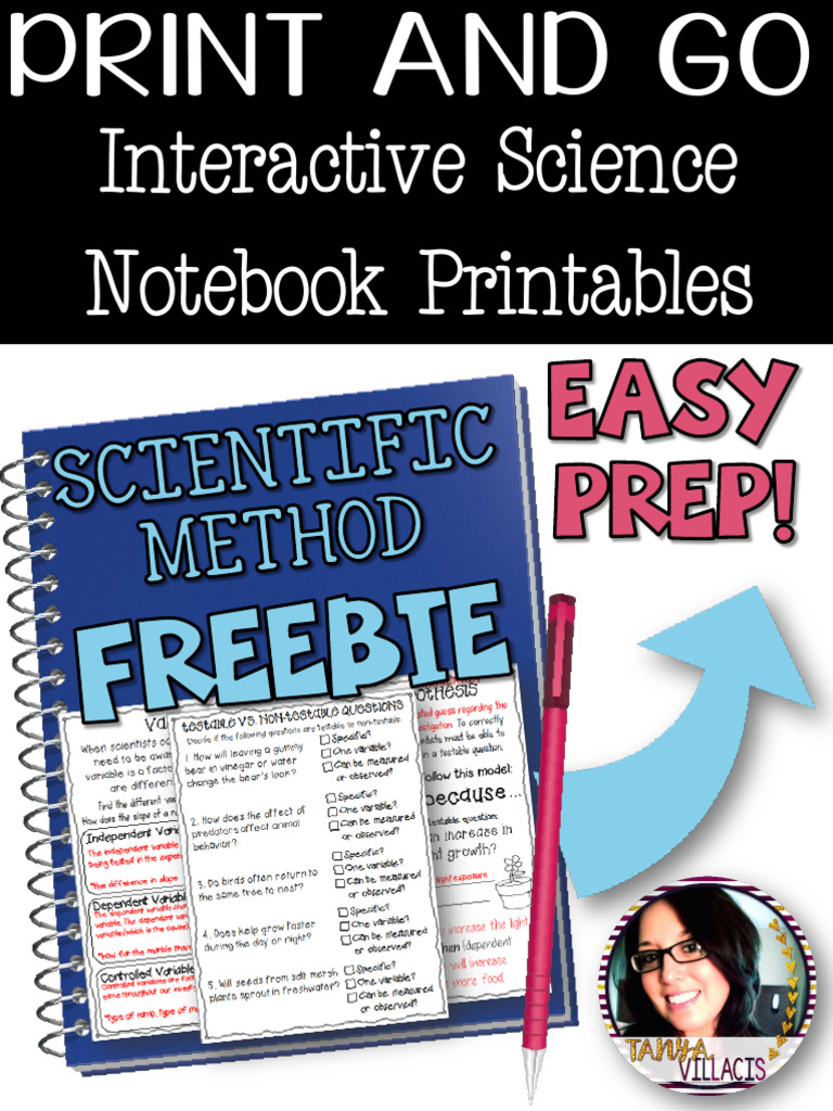 Interactive Science Notebook Printables | PDF | Experiment | Scientific ...