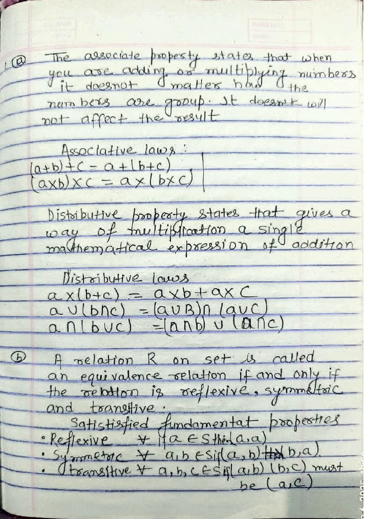 Discrete Mathematics Notes | PDF | Functions And Mappings ...