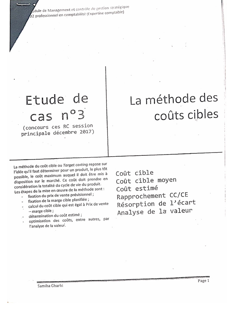Cas 3 | PDF