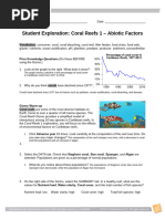 Coral Bleaching Worksheet | PDF | Coral | Coral Reef