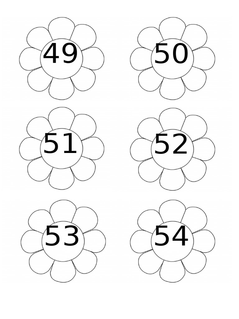 Kad Bunga Nombor | PDF