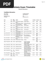 A Level Timetable Summer 2025 v2 | PDF | Qualifications | Science