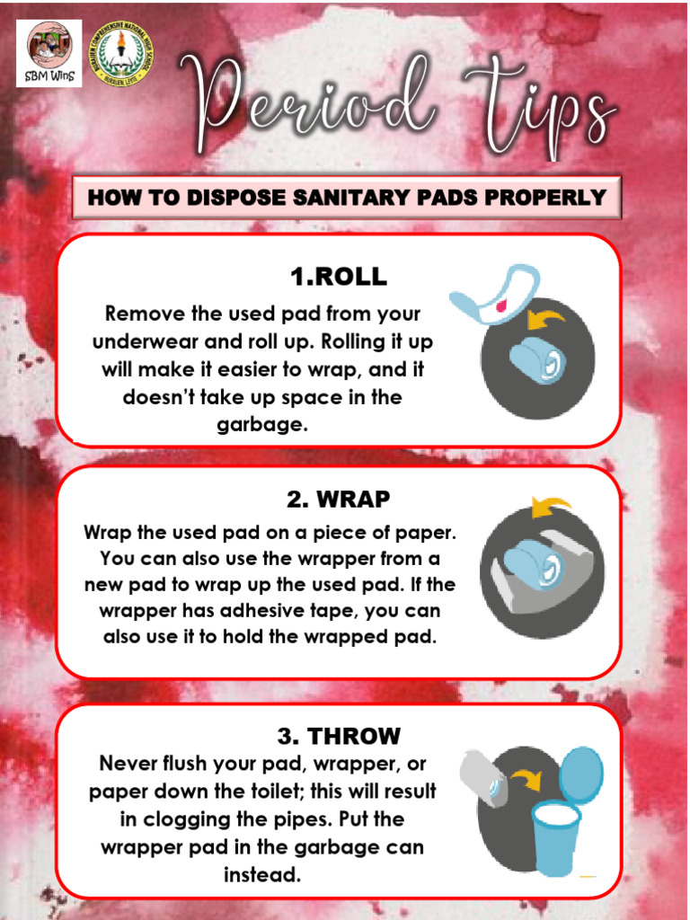 Proper Disposal of Sanitary Napkins | PDF