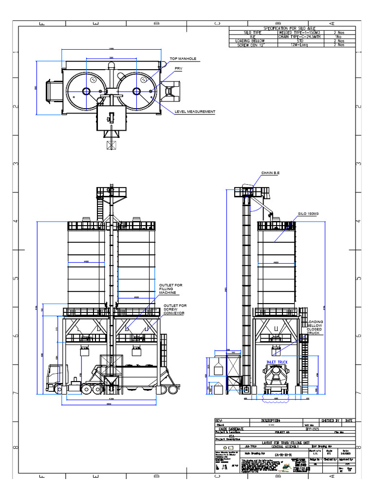 Truck Filling Unit Layout-Rev02 | PDF