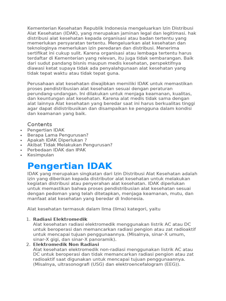 Apa Itu Idak | PDF